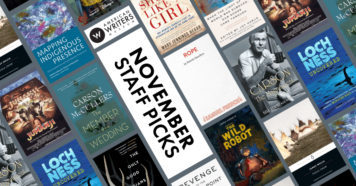 AWM Staff Picks: November 2024 - The American Writers Museum